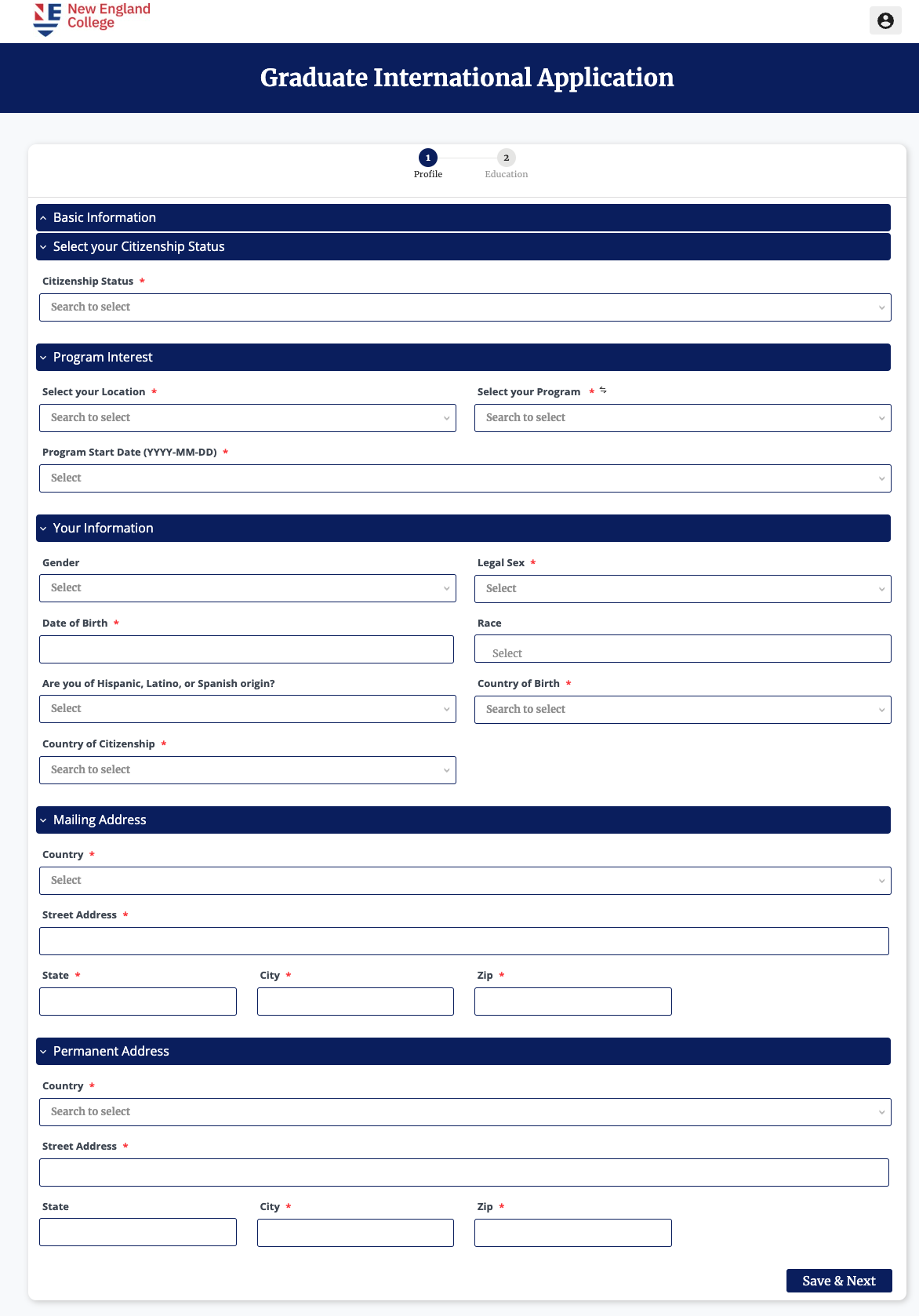 Day 1 CPT Universities Application Guide - New England College